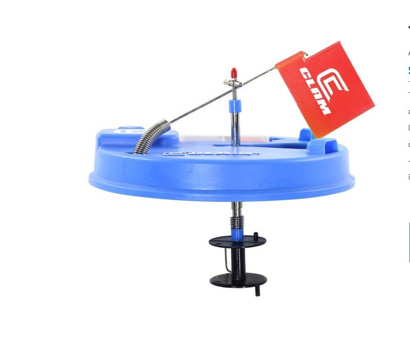 Clam Trophy Thermal Tip-Up | Beginners Luck Tackle And Supply